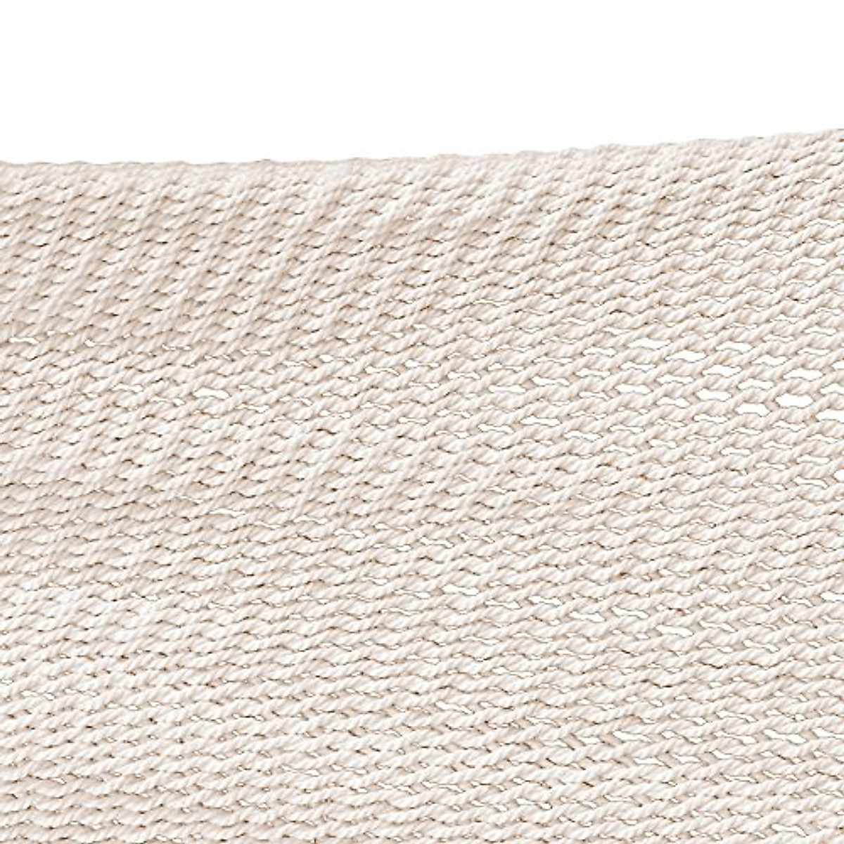 Bliss Hammocks BH-415 2-Person Weekender 12’ Long Deluxe, 4 mm Thick Handwoven Polyester Rope, Patio Yard Poolside Outdoor Hammock, 55-Inch Spreader Bar Supports up to 450 lbs, Natural