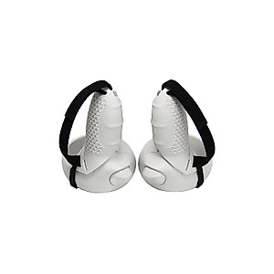 SINWEVR Touch Controller Grip Cover Compatible for Meta/Oculus Quest 2, Anti-Throw Handle Protecting Sleeve Quest 2 Accessories with Adjustable Knuckle Strap (White - TPU)
