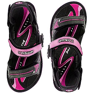 Gold Pigeon Shoes Classic WomenÕs Sport Sandal Easy On/Off Snap Lock Waterproof Athlete Sandals for Women Size 7-7.5 Big Kid Size 5.5-6 * 1671 Fuchsia -38