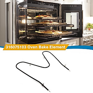 DPD 316075103 Oven Heating Element Range Bake Element for Frigidaire Kenmore, Replaces 316282600, 09990062,316075100, 316075102, 316075104, 3203534, AH2332301, EA2332301, F83-455, PS438018,AP2125026