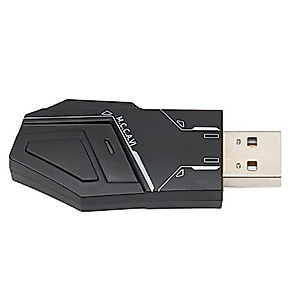 Nunafey WirelessControllerAdapter, PlugandPlay Portable Sturdy USBWirelessControllerAdapter for PC