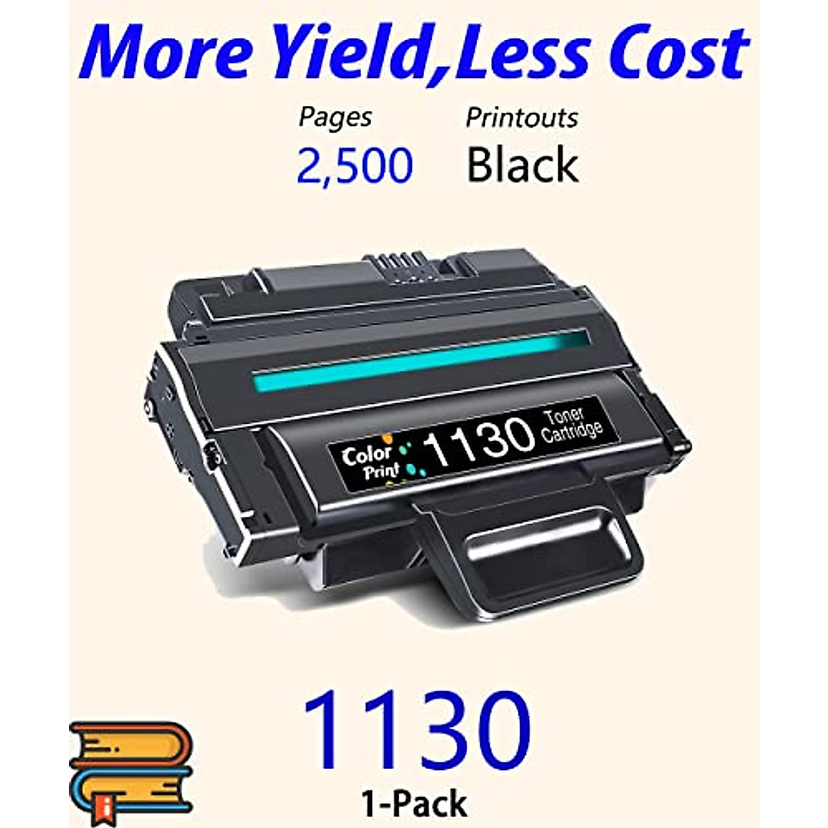ColorPrint Compatible 1135n Toner Cartridge Replacement for Dell 1130N 330-9523 7H53W Work with 1133 1130 1135 2MMJP 330-9524 3J11D Laser Printer