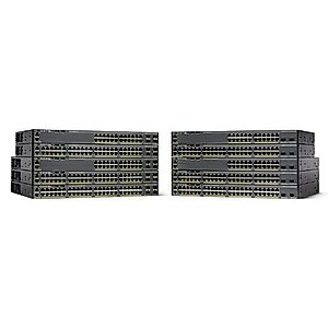 Cisco WS-C2960X-48FPS-L 48 Port PoE+ 2960X Gigabit Switch (Renewed)