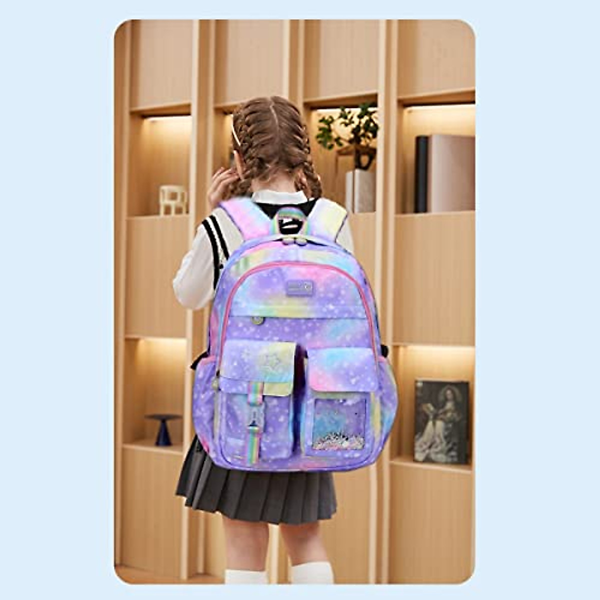 Backpack for Girls School Bag Primary Student Bookbags Cute Backpack for Elementary School Backpacks for Girls