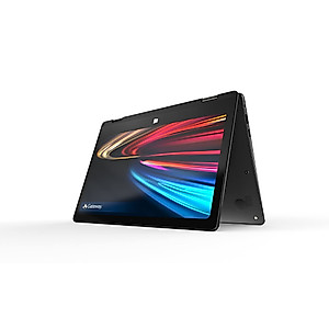 Gateway11.6 FHD 2-in-1 Touchscreen Laptop Computer, Intel Celeron N3350 Up to 2.4GHz, 4GBDDR4 RAM, 64GBeMMC, Webcam, Remote Work, Windows10S,Black (Renewed)