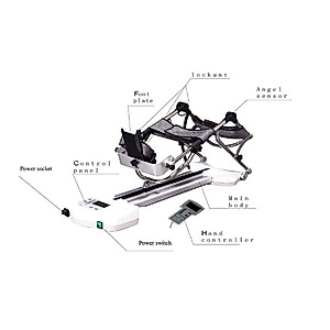 CPM Machine- Continuous Passive Motion Machine Knee Rehabilitation Equipment Exercise Physiotherapy -Lower Limb Traction Machine Leg Rehabilitation Equipment (Green)