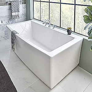 American Standard 2691004.020 Townsend 68 in. Acrylic Freestanding Soaker Bathtub, White