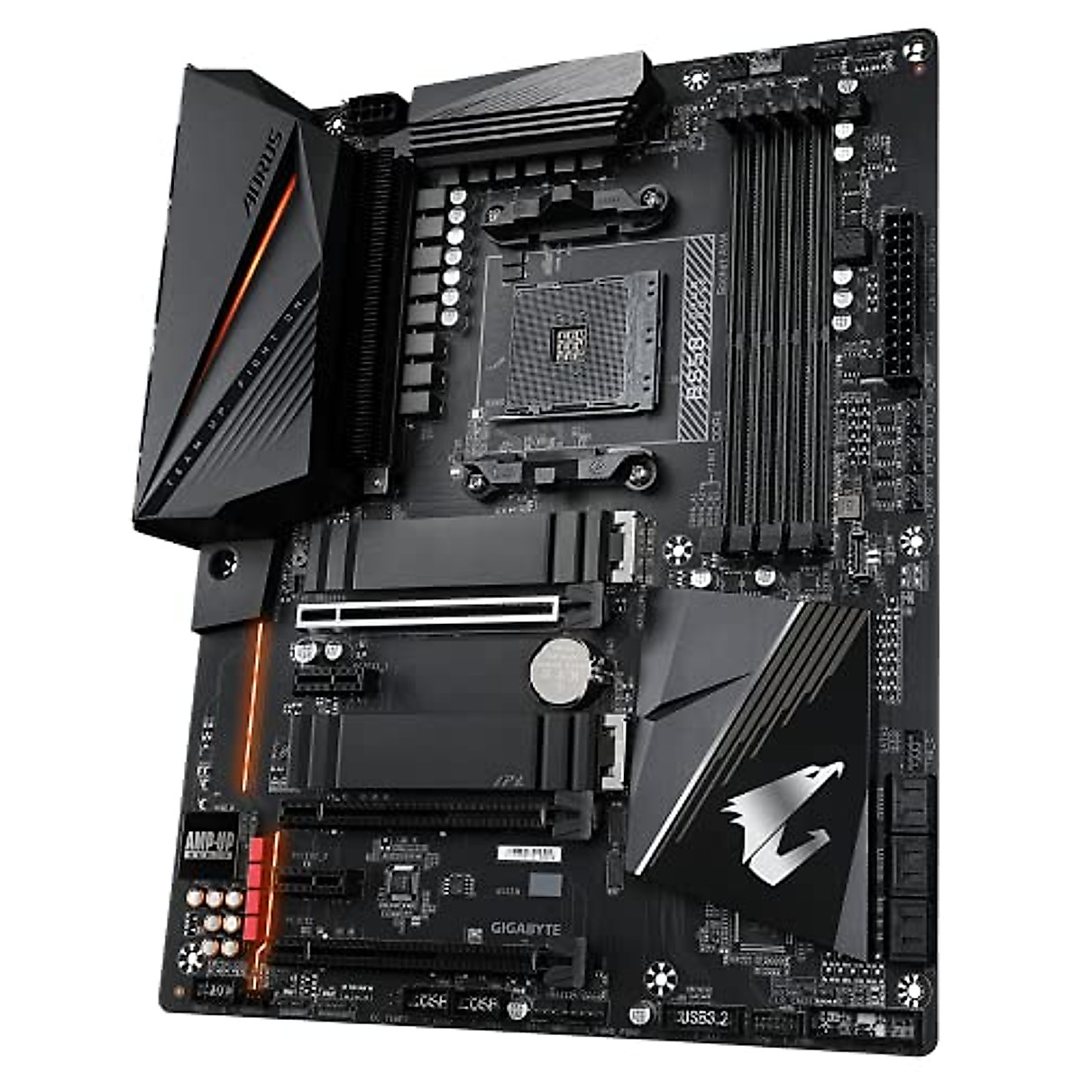 GIGABYTE B550 AORUS PRO V2 (AMD Ryzen 5000/ B550/ ATX/ PCIe4.0/ DDR4/ Realtek ALC1220-VB/ Front & Rear USB Type-C/ RGB Fusion 2.0/ Dual M.2 Thermal Guard/ Gaming Motherboard)