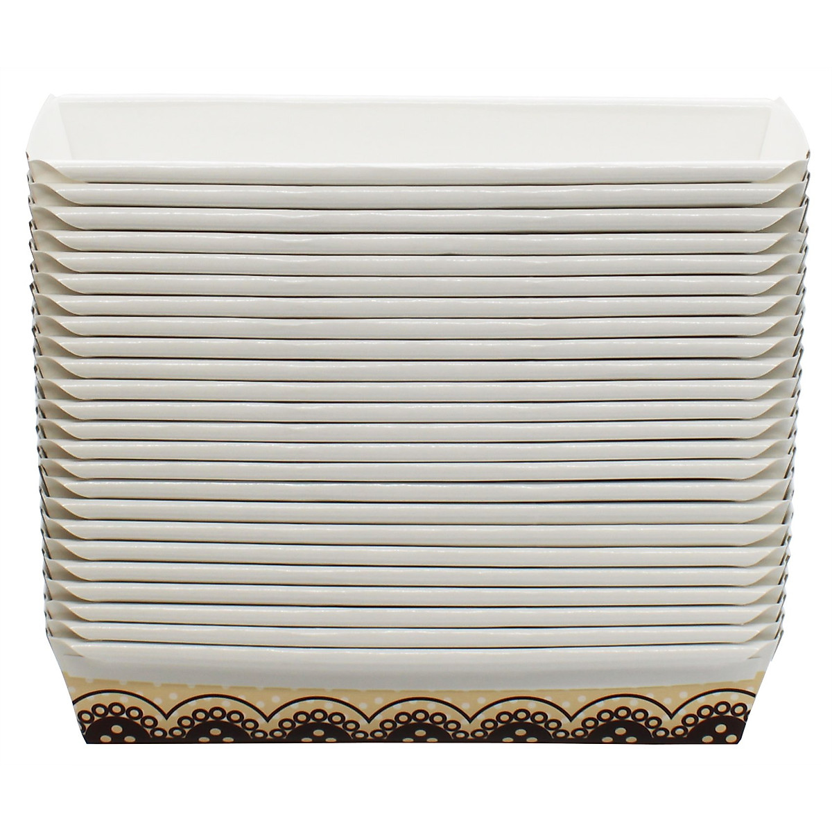 MontoPack Baking Paper Loaf Pans 11 x 3.5 x 2 Inches (Pack of 24)