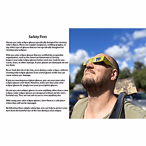 2x Cannabis Premium Solar Eclipse Viewing Glasses - Safe, ISO Certified, Durable Paper Frames