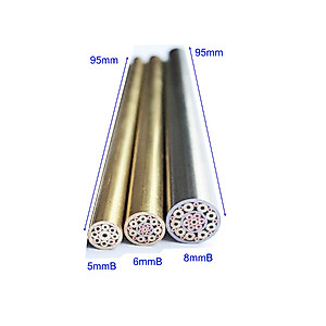 NC HAISDA Mosaic Pins for Knife Handle Custom Knives Blank Scales Grips Blades EDC Pocket Hunting Folding Knives Pivot Pin 9 5cm B 8mm