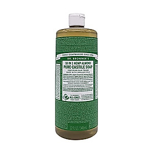 DR BRONNERS Almond Castile Soap, 32 FZ