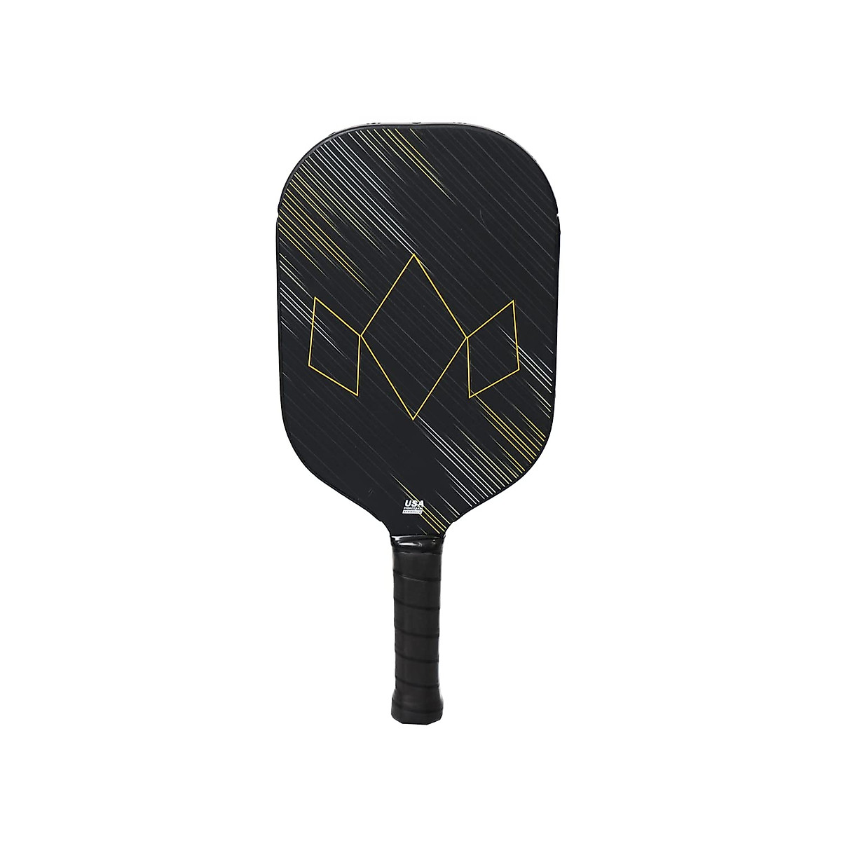 Diadem Icon v2 Pickleball Paddle | USAPA Approved | Carbon Fiber High Performance Paddle | Power, Control, Spin Friendly (Black, XL - Extended Length)