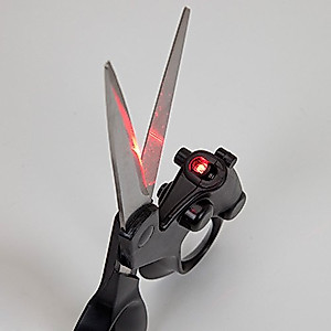 Bits and Pieces - Household Laser Scissors Gadget - Durable and Sturdy Sewing and Crafts Scissors