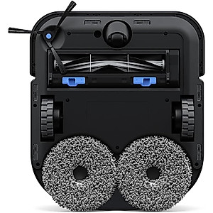 Odashen 15pcs Replacement Accessories Set for Ecovacs Deebot X2 / X2 Omni / X2 Pro / DEX86 Vacuum Cleaner Spare Parts, 1 Main Brush, 4 Side Brush, 2 Hepa Filters, 4 Dust Bags, 4 Mop Cloths