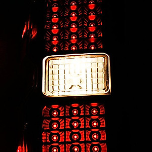 AKKON - For 2014 2015-2018 Chevy Silverado | GMC Sierra LH & RH Black Replacement LED Tail Lights Tail Lamps Pair Set