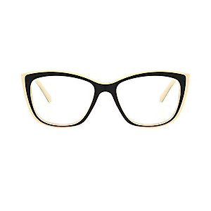 Sofia Vergara x Foster Grant Women's Gloria Reading Glasses Square, Black, 51 mm + 2