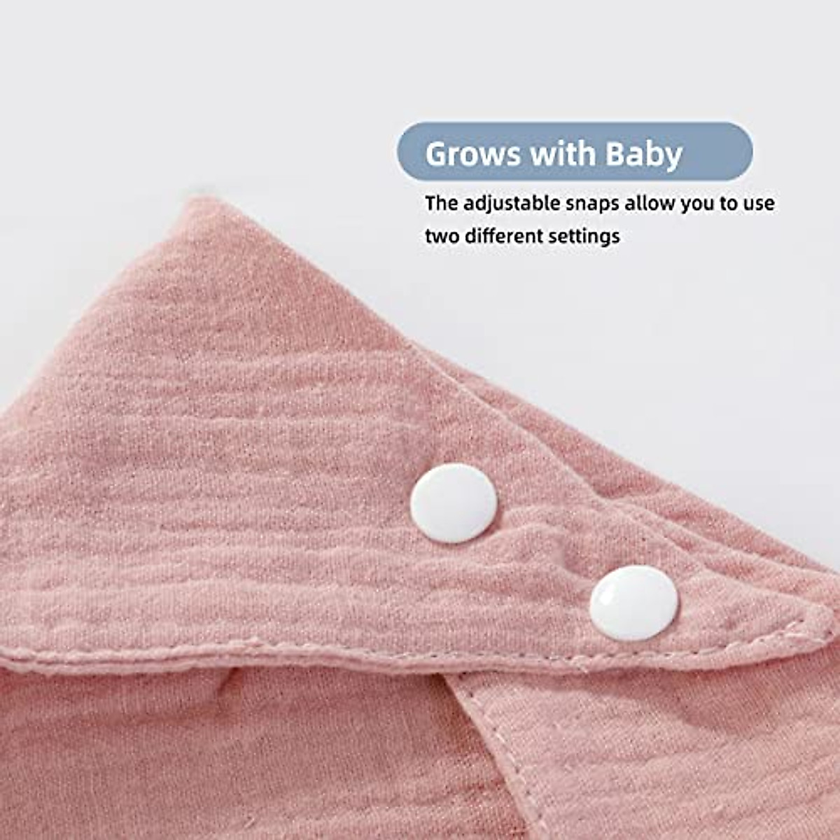 Muslin Baby Bandana Drool Bibs for Drooling and Teething Eating 12 Colors Cotton Bibs for Newborn Girls Boys Unisex Stylish