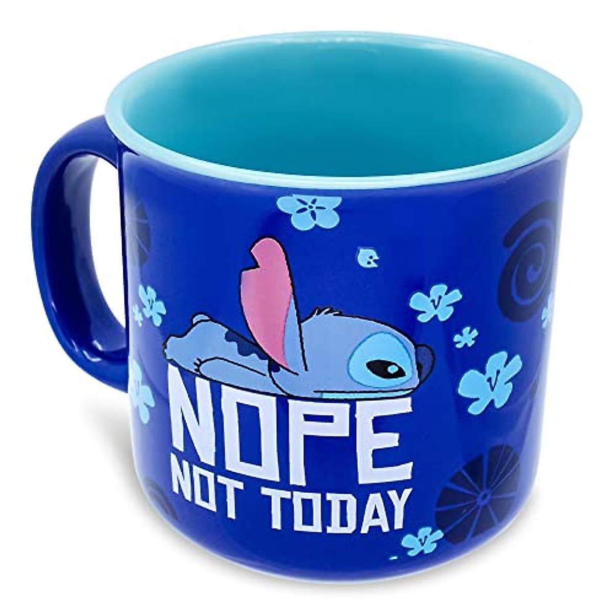 Disney Lilo & Stitch Nope Not Today Ceramic Camper Mug | Holds 20 Ounces