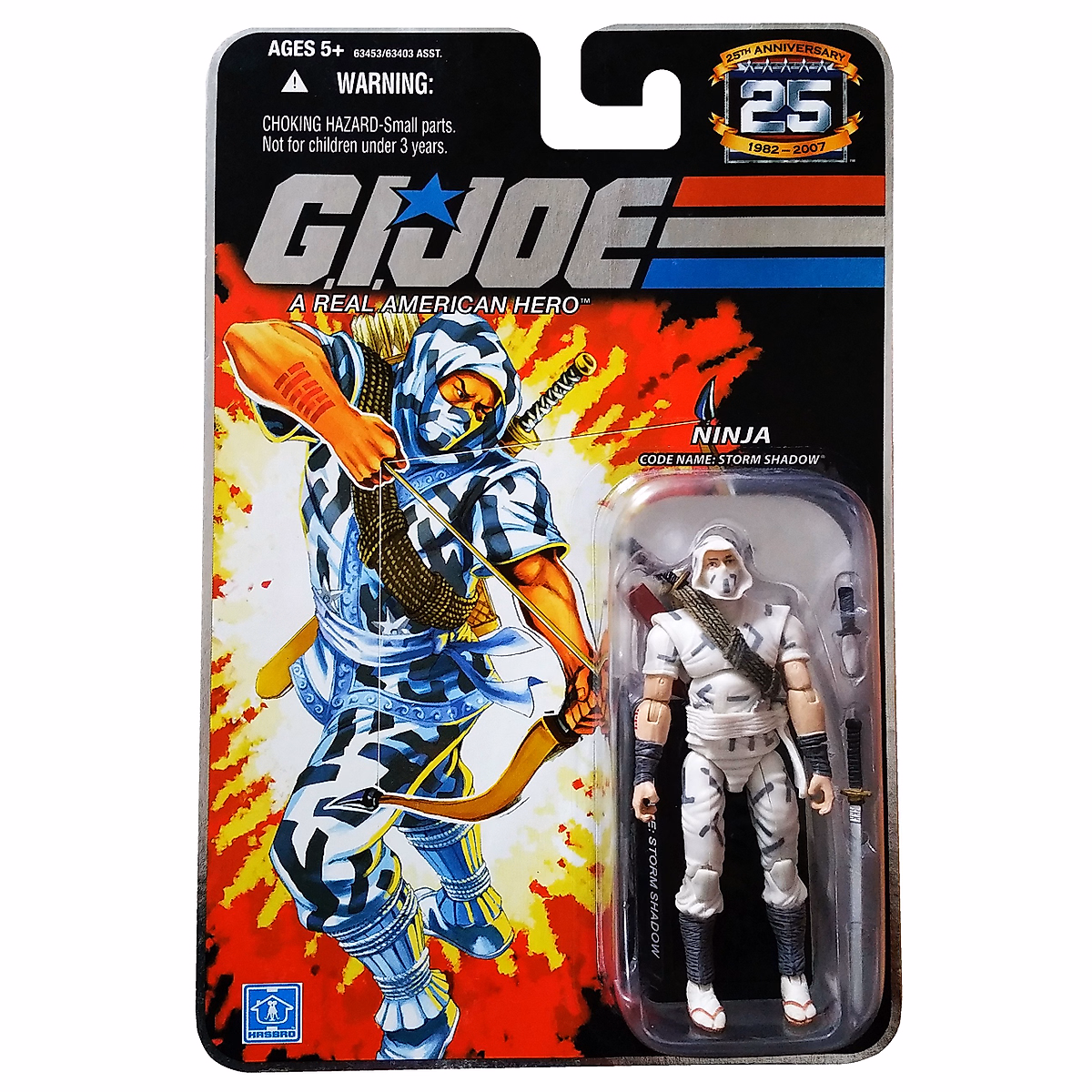 G.I. Joe 25th Anniversary: Storm Shadow (Cobra Ninja) 3.75 Inch Action Figure