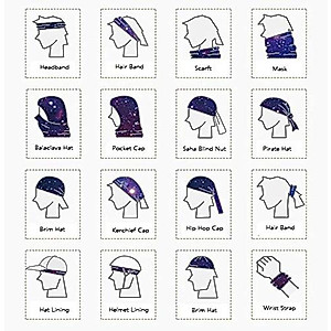 Cooling Neck Gaiter, Face Mask, Sun Dust Protection Bandana Balaclava for Running Cycling Fishing Outdoor Sports (Purple Galaxy)
