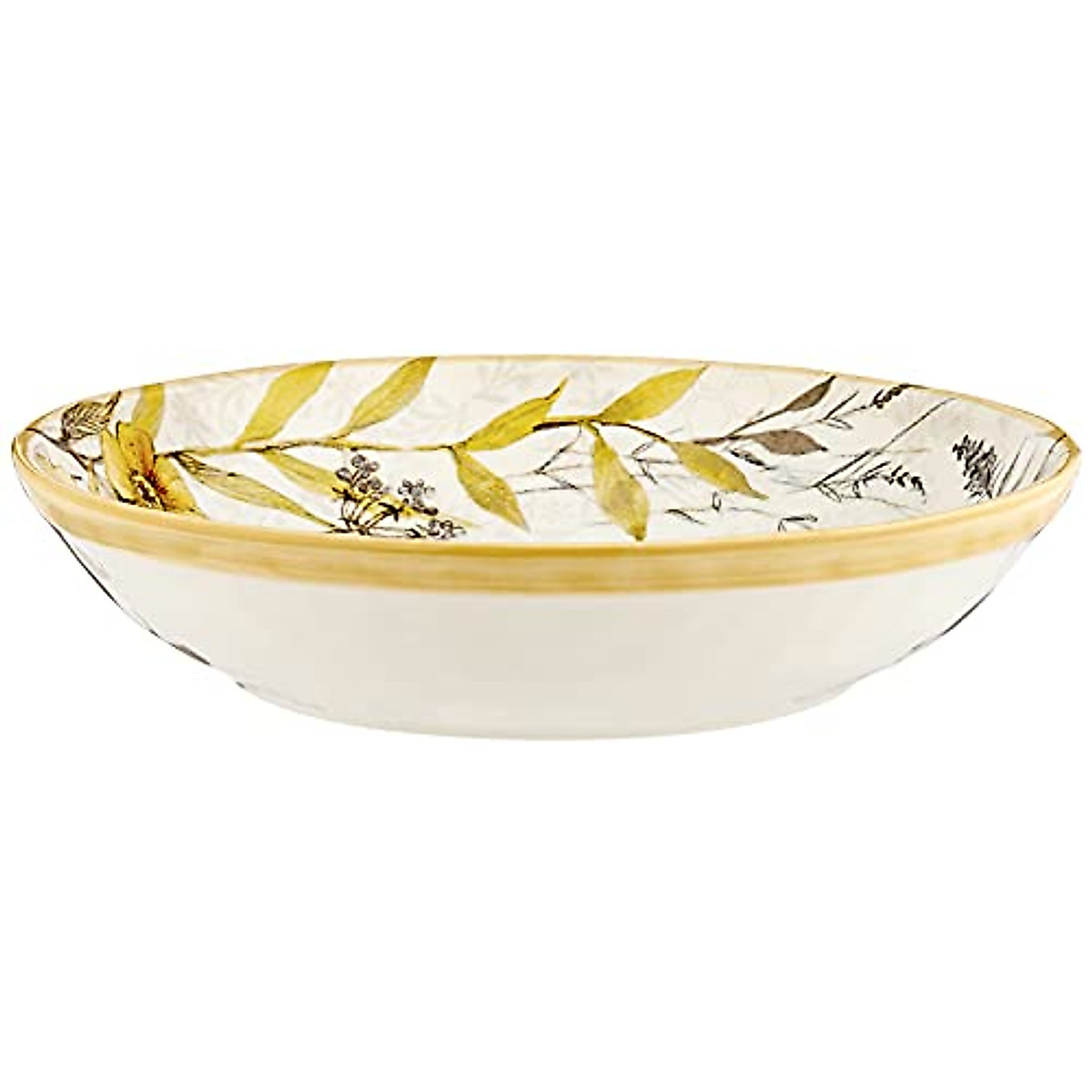 Certified International Bee Sweet 144 oz. Pasta/Serving Bowl, Multi Colored, 13"W x 13"H