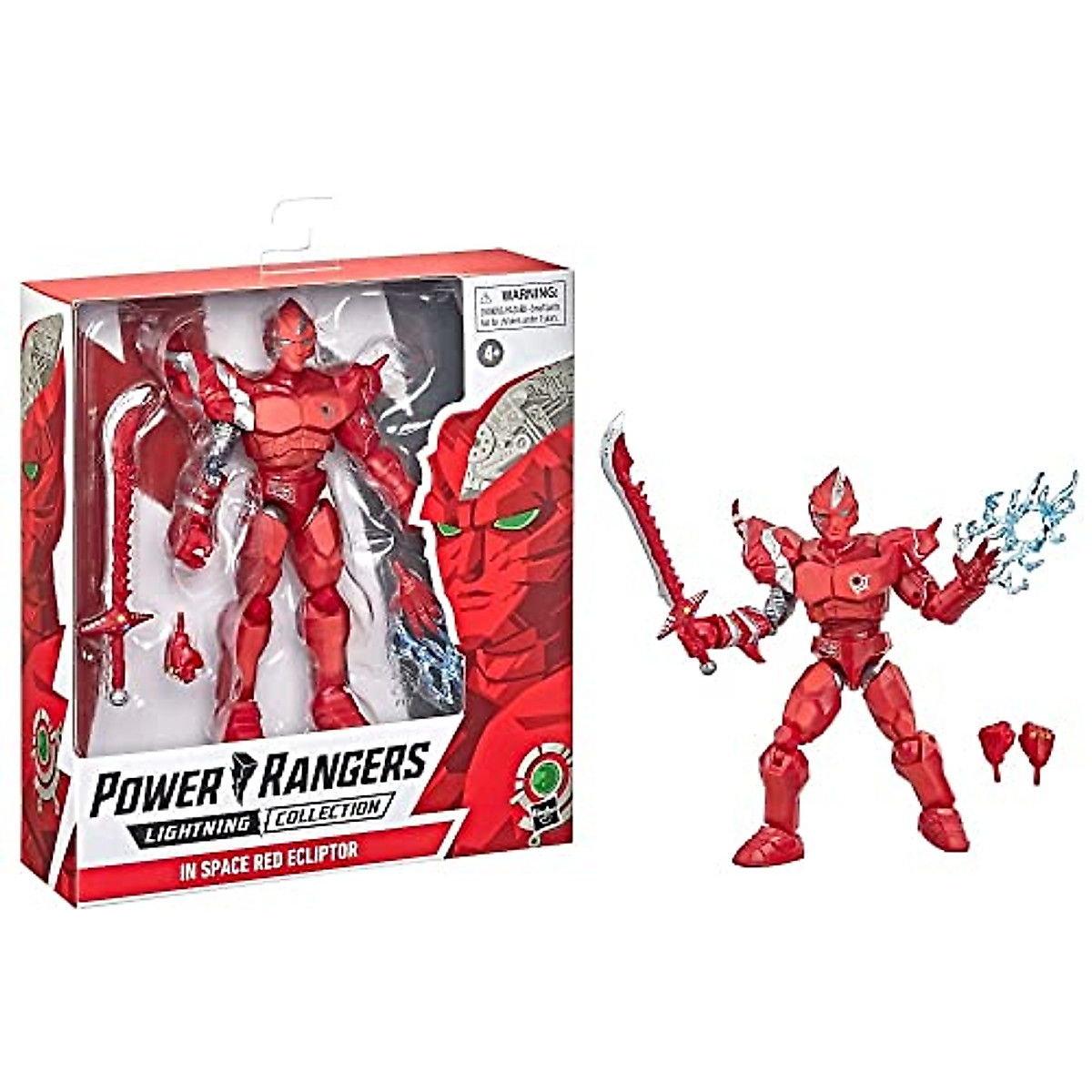 Power Rangers Lightning Collection in Space Red Ecliptor 6-inch Action Figure for Ages 4 and Up