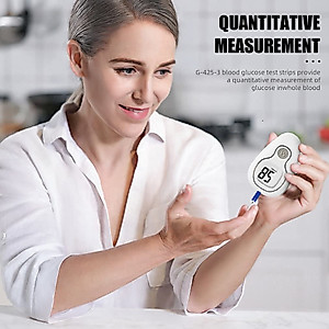 Blood Glucose Test Strips Kit，100 Test Strips and 100 Lancets for G-425-3 ， Blood Test Strips
