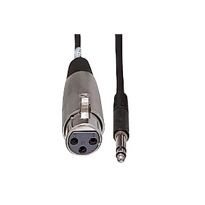 Hosa TTX-103F Balanced Interconnect, XLR3F to TT TRS, 3 ft