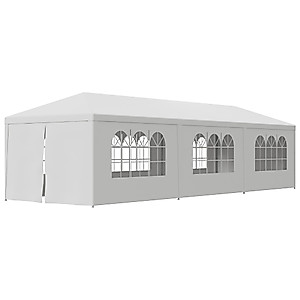 BBBuy 10'x30' Outdoor Party Wedding Tent Canopy Waterproof Camping Gazebo BBQ Shelter Pavilion Heavy Duty, 8 Removable Sidewalls (10x30)