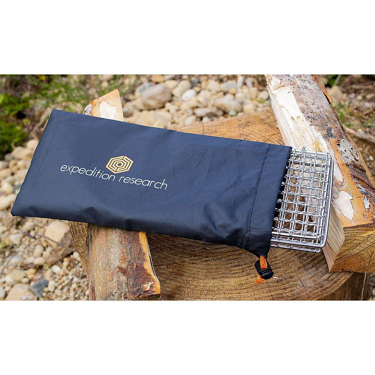 Family 3-Pack - The Original Bushcraft Grill - Welded Stainless Steel High Strength Mesh (Campfire Rated) - Expedition Research LLC, USA