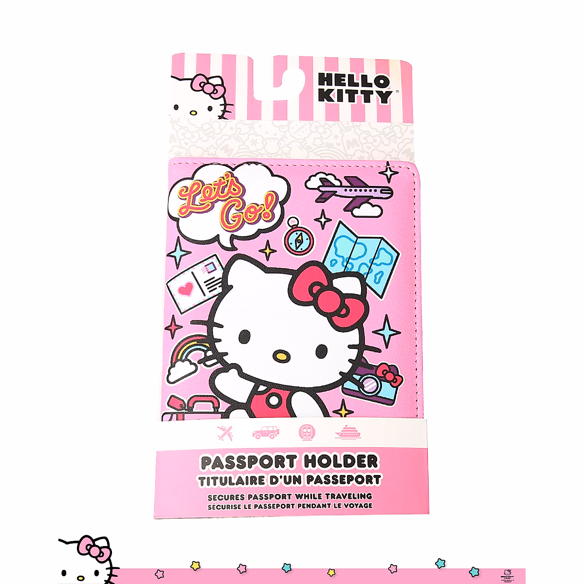 Hello Kitty Passport Holder Official License, Cute Passport Holder and Passport Cover, Sanrio Gifts