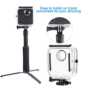 Waterproof Housing Case, 45M Underwater Protective Diving Case Housing Shell Replacement Cover for GoPro Fusion