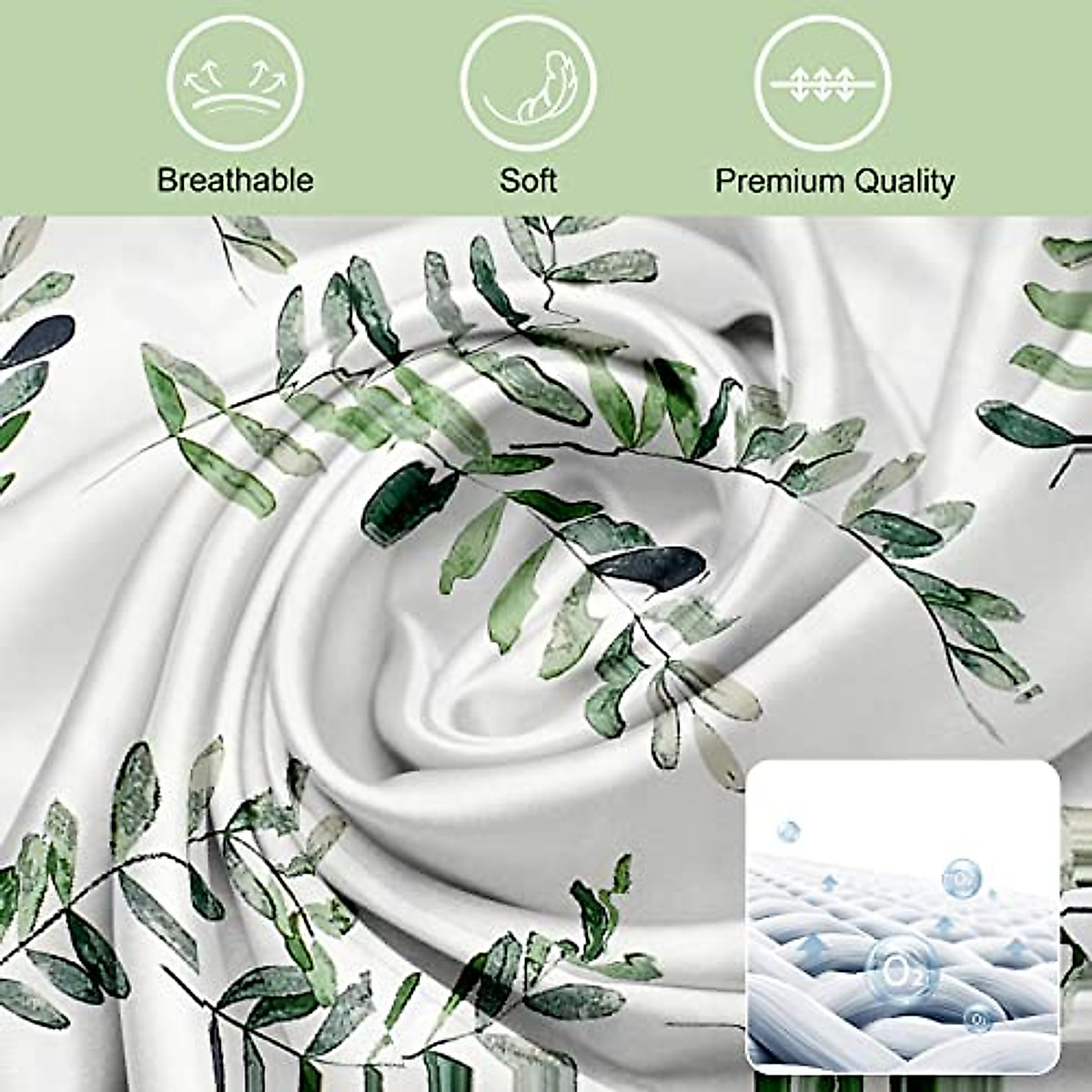 oenbopo Baby Lounger Cover for Newborn Girls and Boys, Washable Soft Lounger Pillow Case for Babies, Snug Removable Slipcover Fit for 29 x 17 x 5 Infant Floor Seat Lounger (Green Leaves)