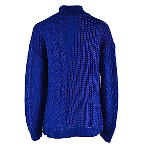 Pullover Sweaters for Women Long Sweater Dress for Women 2023 Fall Winter Half Zip Fleece Pullover Sweaters Casual V Neck Long Sleeve Ribbed Knit Loose Jumper Tops Turtle Tunic Women Sweatshirts