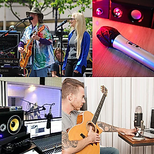 Zettokete Microphone Cover Pop Filter 400 PCS,Disposable Mic Cover with Individual Packing,Suit for Most Handheld Microphone,Good for Karaoke Recording Stage Performance,Non-Woven,Black