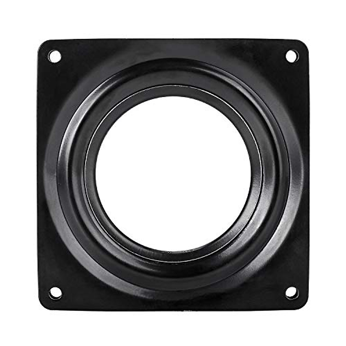 Amoyland 4 Pack 4-Inch Lazy Susan Turntalbe Bearings Rotating Plate,Lazy Susan Hareware 5/16 Inch Thick Swivel Plate for Rotating Bookshelf, Serving Trays, Kitchen Storage Shelf