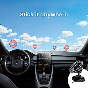 SMARTPOP Magnetic Phone Holder for Car - Phone Mount for Car Campatible with MagSafe - Car Phone Holder - 360°Adjustable Car Phone Holder Mount Fits All Smartphones