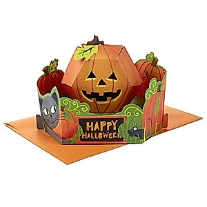 Hallmark Paper Wonder Pop Up Halloween Card (Pumpkin Patch) (799HEH4019)