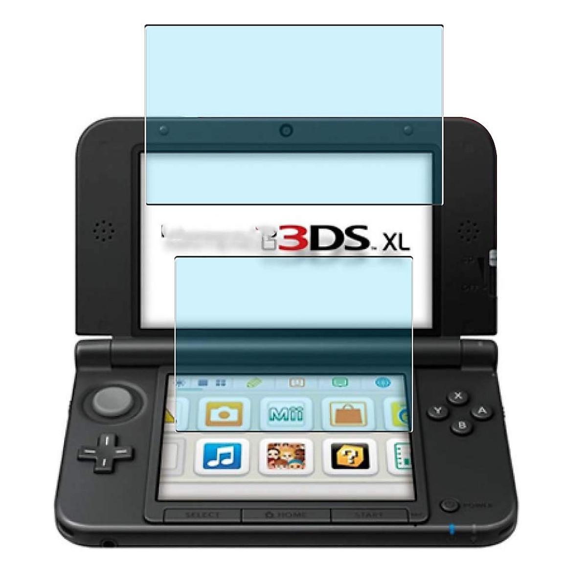 Puccy 2 Pack Anti Blue Light Screen Protector Film, compatible with Nintendo 3DS LL / 3DS XL TPU Guard （ Not Tempered Glass Protectors ）