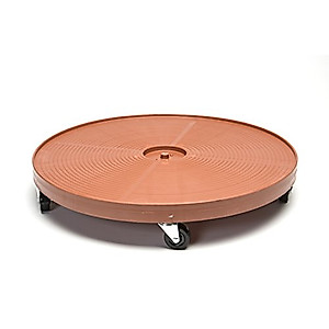 Devault 2400 Plant & Whiskey Barrel Dolly, 24-inches, Terra Cotta color