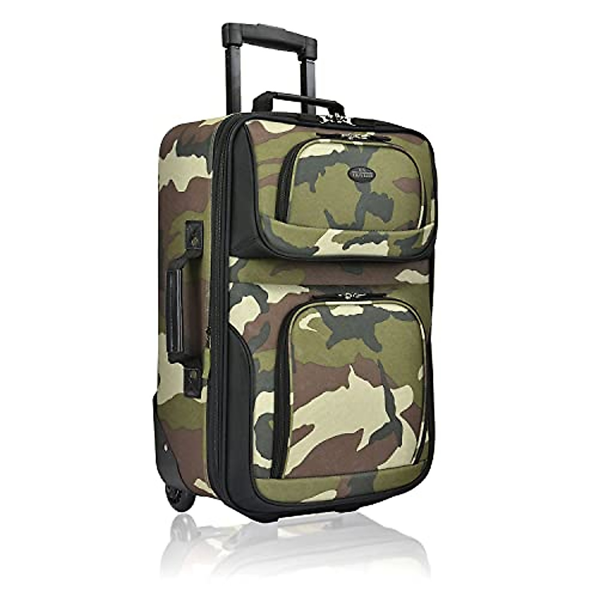 U.S. Traveler Rio Rugged Fabric Expandable, Camouflage, 2 Wheel