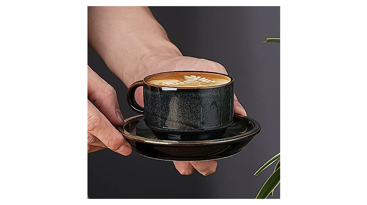 Stackable Espresso Cups Set - JIEMEI HOME