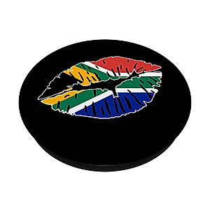 South Africa flag kiss PopSockets PopGrip: Swappable Grip for Phones & Tablets
