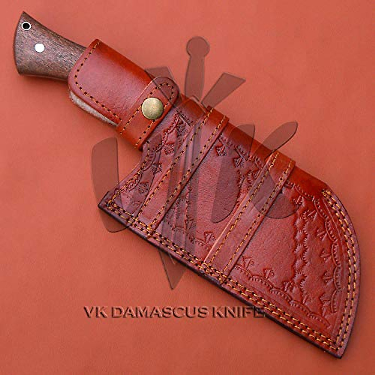 Custom Handmade Cleaver Chopper chef knife kitchen knife Serbian Home fixed blade Knife with sheath VK5511
