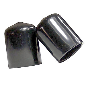 SBDs (Pack of 10) Genuine CAPLUGS USA Make 1-1/2" Round Flexible Vinyl Push-On Black End Caps | Bolt Wire Screw Thread Protector Safety Cover Plugs 1 1/2 x 1 inch Tall |