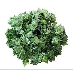 PrettyMoon Artificial Ivy Fake Greenery Leaf Garland Plants Vine Foliage Flowers Hangingfor Home Kitchen Garden Office Wedding Party Wall Decoration（5 Pack,7.5ft,36leaves Each）