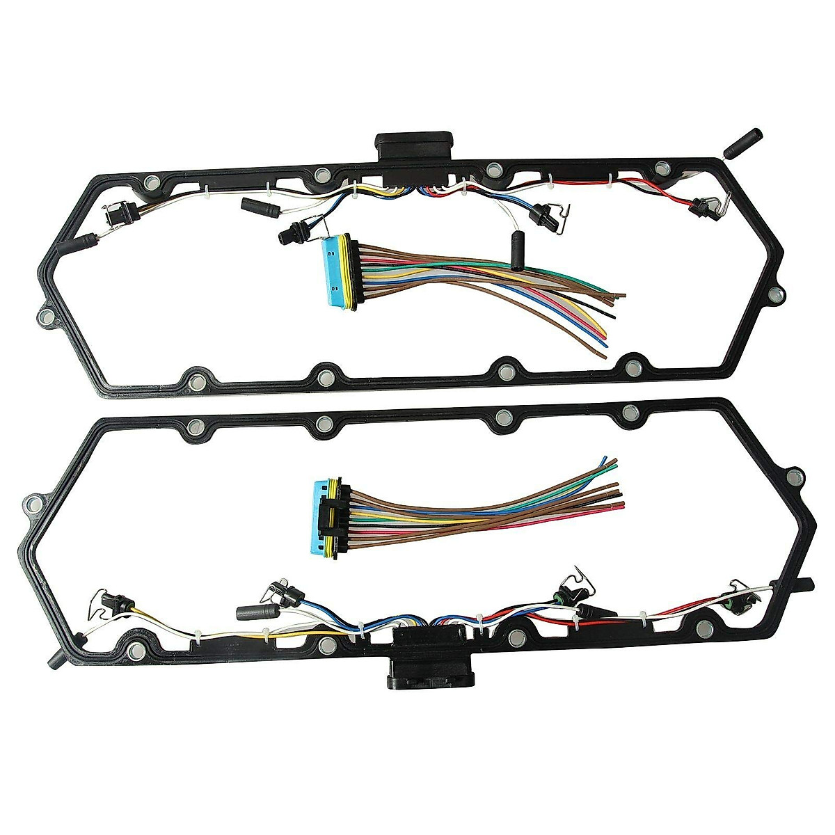 Valve Cover Gaskets w/Fuel Injector Powerstroke Glow Plug Injector Harness Pigtail Kit Fit for 1998-2003 7.3L Diesel Trucks Replaces 1379998 615-201 F81Z6584AA