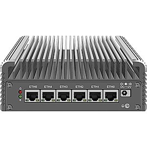 CWWK 12th Gen Alder Lake 2.5G Soft Router Intel i7-1265U 6X Intel i226-V Fanless Mini PC Firewall Appliance Proxmox (Barebone)