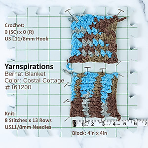 Bernat Blanket Big Ball Forest Sage 161110-10869 (2-Skeins - Same Dye Lot) Weight S Bulky #6 Polyester Yarn for Crocheting and Knitting - Bundle with 1 Artsiga Crafts Project Bag
